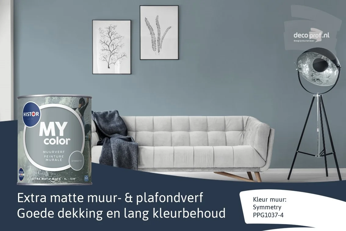 Histor My Color Muurverf Extra Mat Symmetry bestellen? - Decoprof.nl