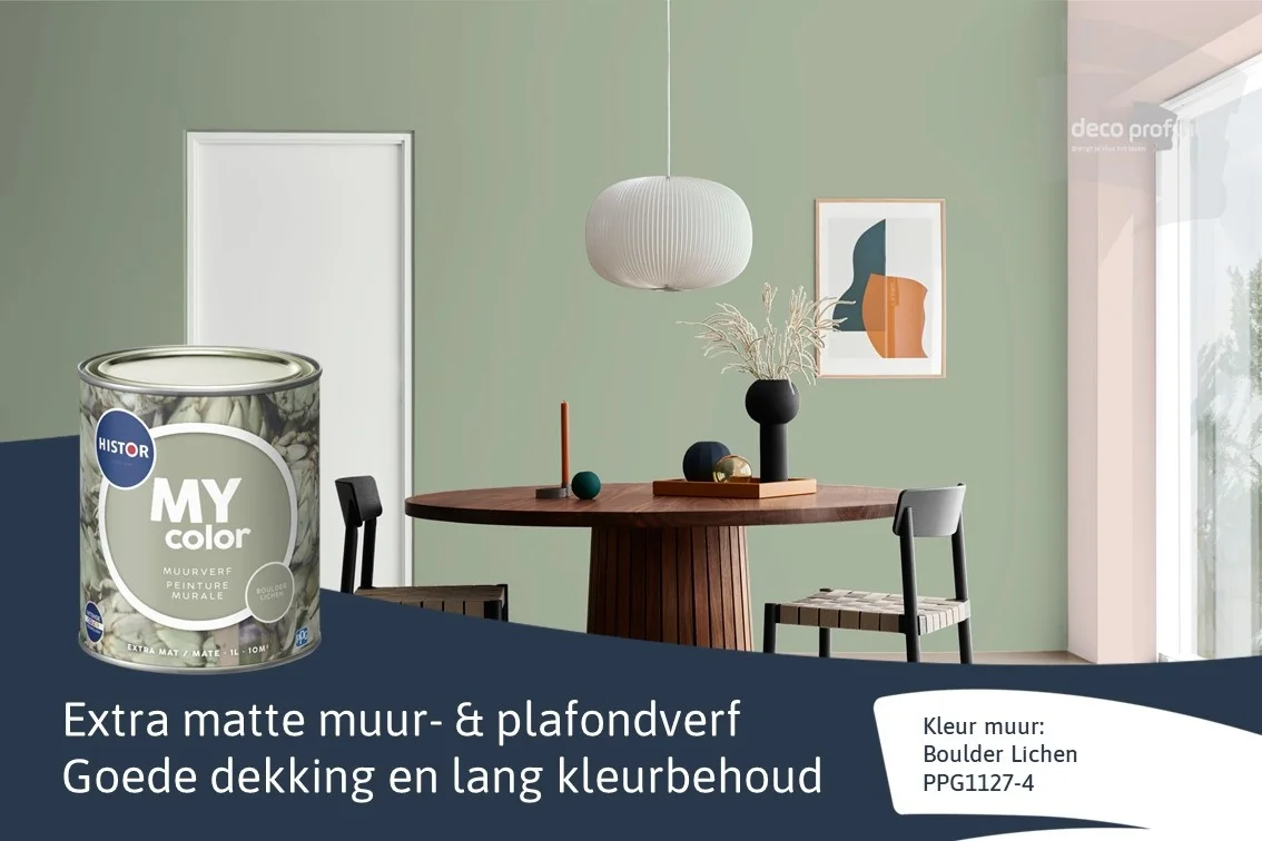 Histor My Color Muurverf Extra Mat Boulder Lichen bestellen? - Decoprof.nl