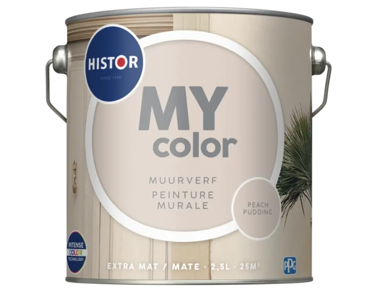 Histor My Color Muurverf Extra Mat Peach Pudding bestellen? - Decoprof.nl