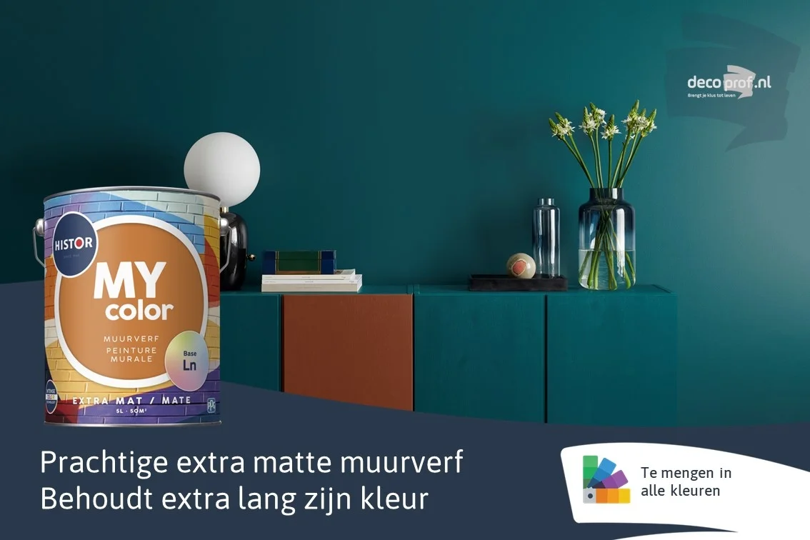 Histor My Color Muurverf Extra Mat bestellen? - Decoprof.nl