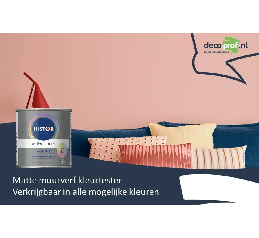 Histor Perfect Finish Muurverf Mat Tester bestellen? - Decoprof.nl