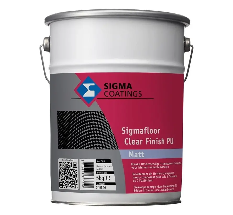 Sigma Sigmafloor Clear Finish PU Matt kopen? - Decoprof.nl
