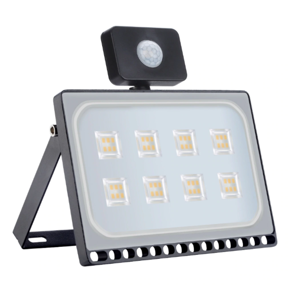 LED schijnwerper met bewegingssensor 50W - Leddepot.be