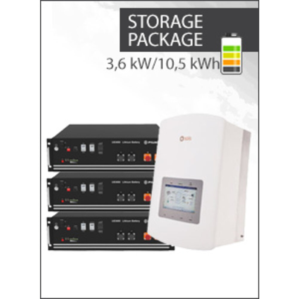 PYLONTECH+SOLIS | Hybride omvormer | EH1P3.6K | 3.6kVA + Batterij | U ...