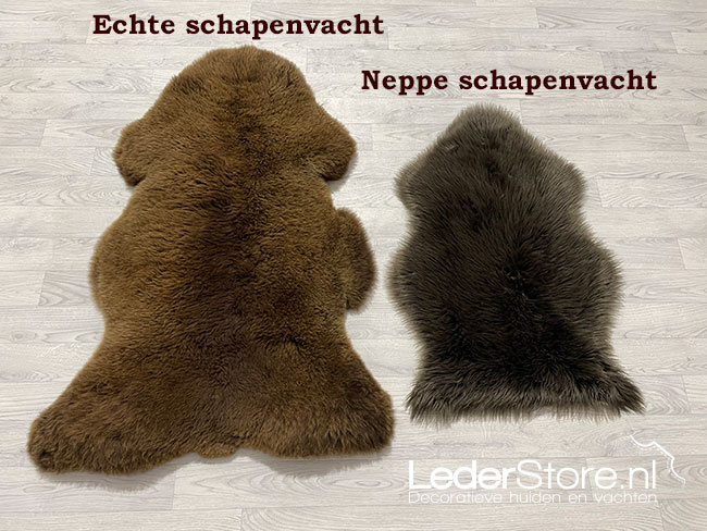Hoe herken je een echte en neppe schapenvacht? - Lederstore.nl
