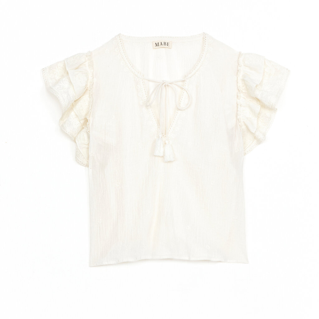 MABE MINA Top in ecru | June. - June.