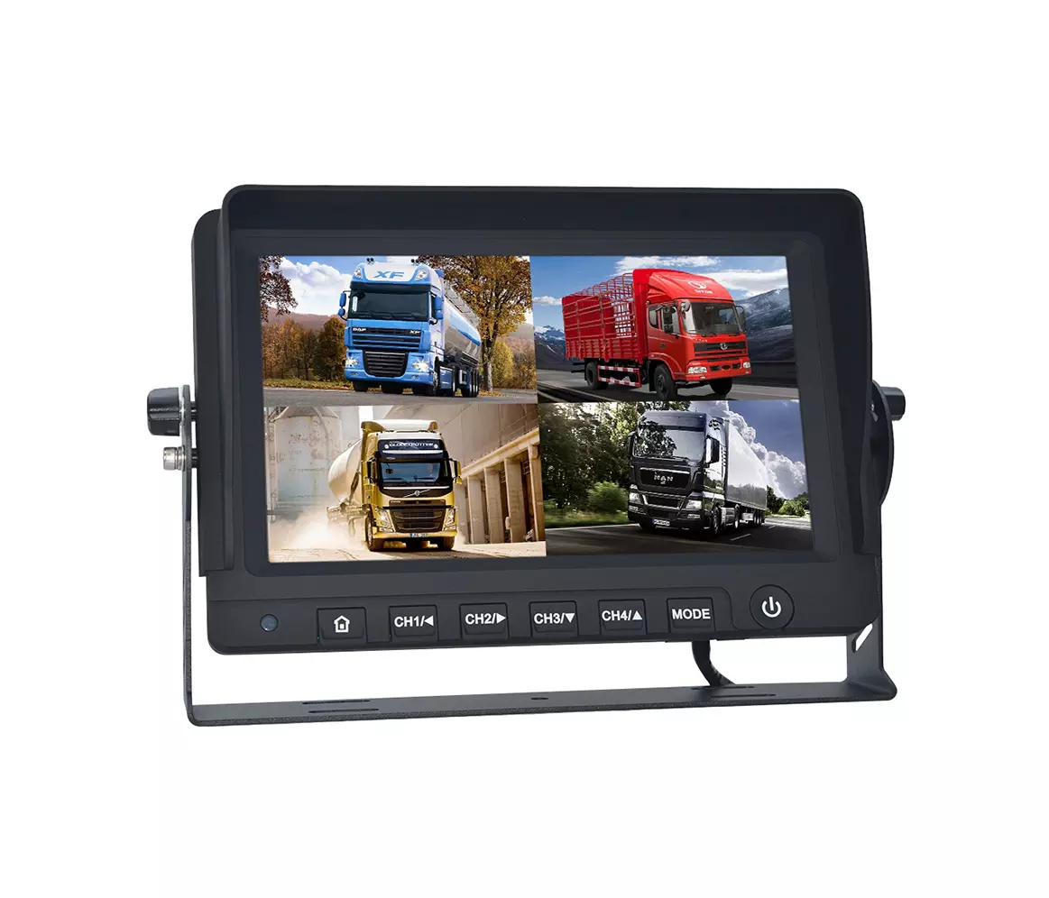 9 inch Full AHD Quad Monitor met luidspreker
