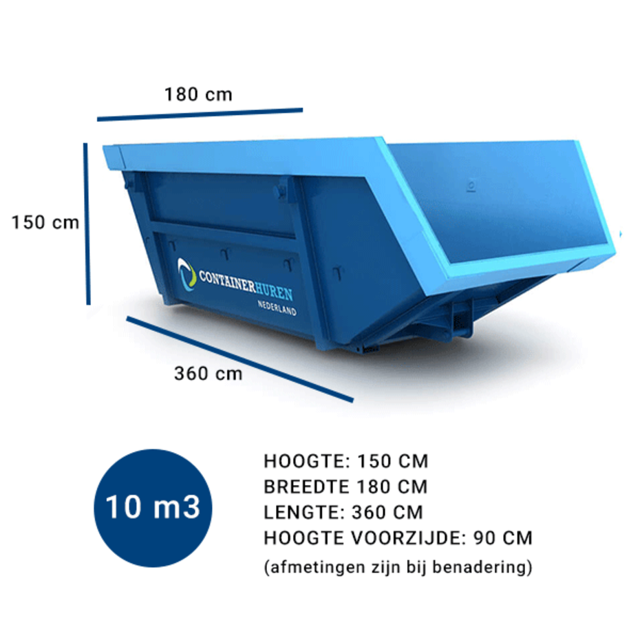 10m3 Container nodig? Zo geregeld - Container Huren Nederland