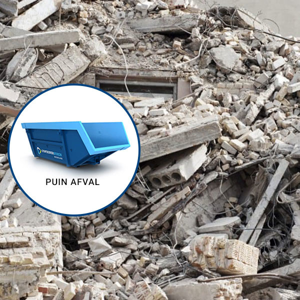 Puincontainer Huren? Zo geregeld - Container Huren Nederland