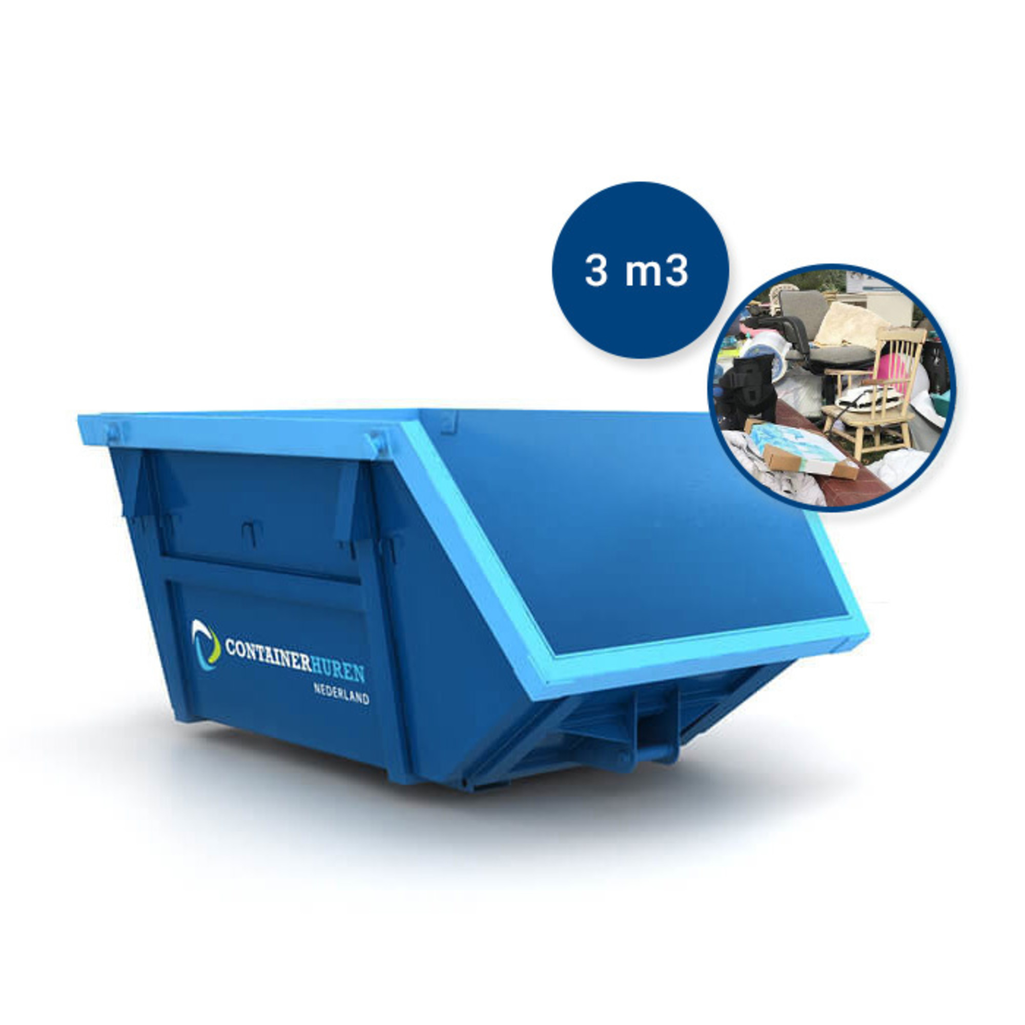 Grofvuil Container 3m3 Huren? Zo geregeld - Container Huren Nederland