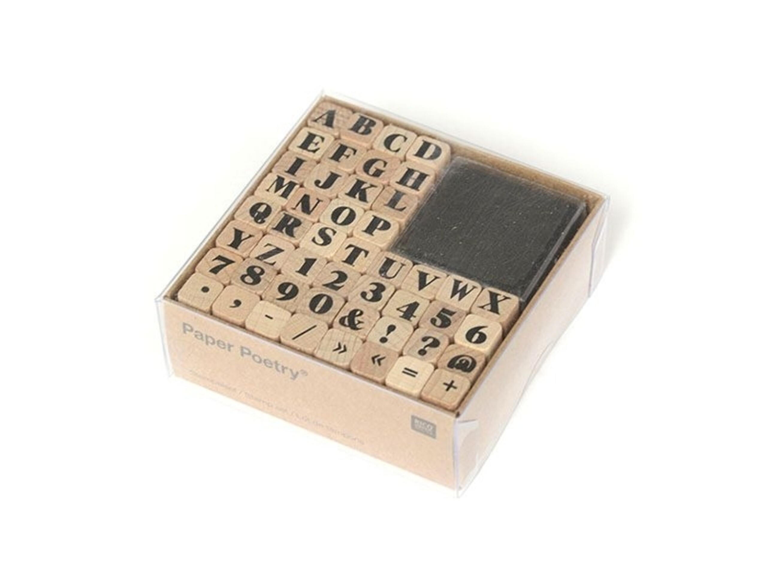 Tampons lettres et chiffres - Hopono