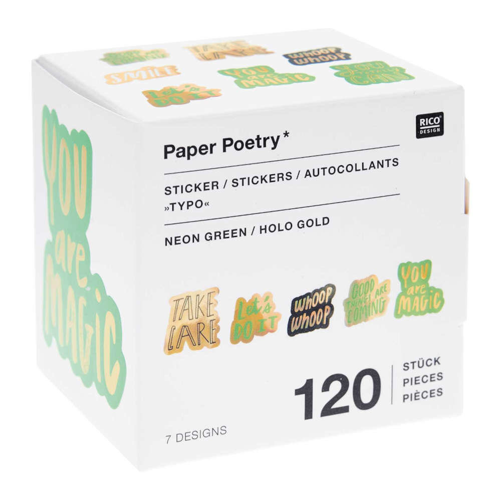 Stickers - typography - Hopono