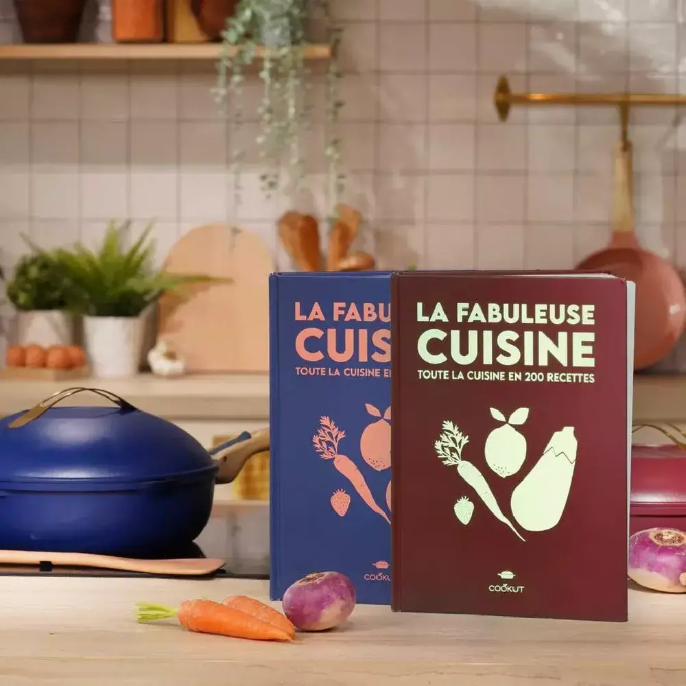 Livre de 200 Recettes - La Fabuleuse Cuisine Violet - Cookut - Hopono
