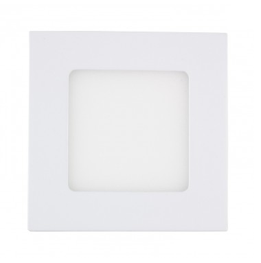 Inbouwspot plat vierkant LED 6W dimbaar 120mm diameter dimbaar ...