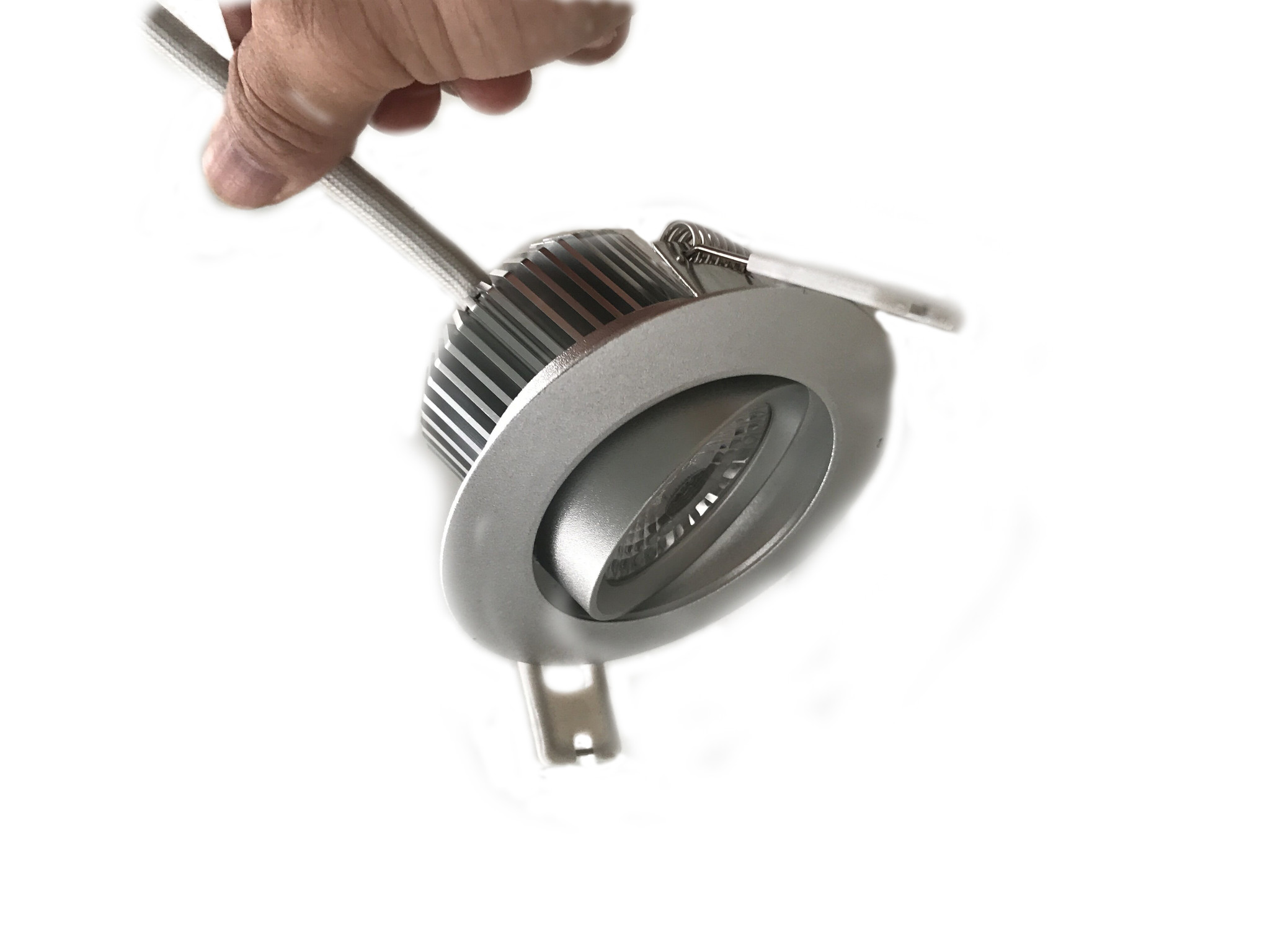 Spot encastrable IP44 LED dimmable inclinable perçage 70 mm - Ledspot ...