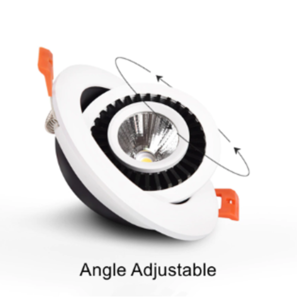 Spot extra plat LED 10W diamètre 110 mm dimmable pas besoin de transfo ...