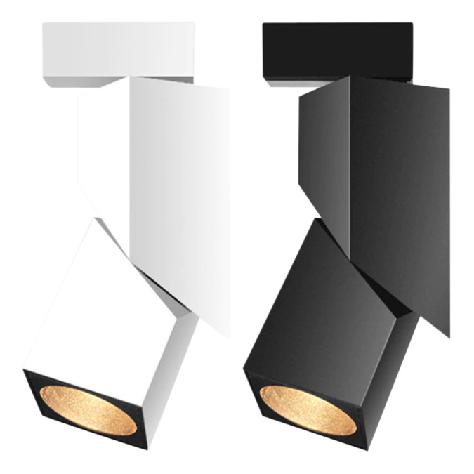 Verlichting rail spot 7W LED wit of zwart - Ledspot-planet