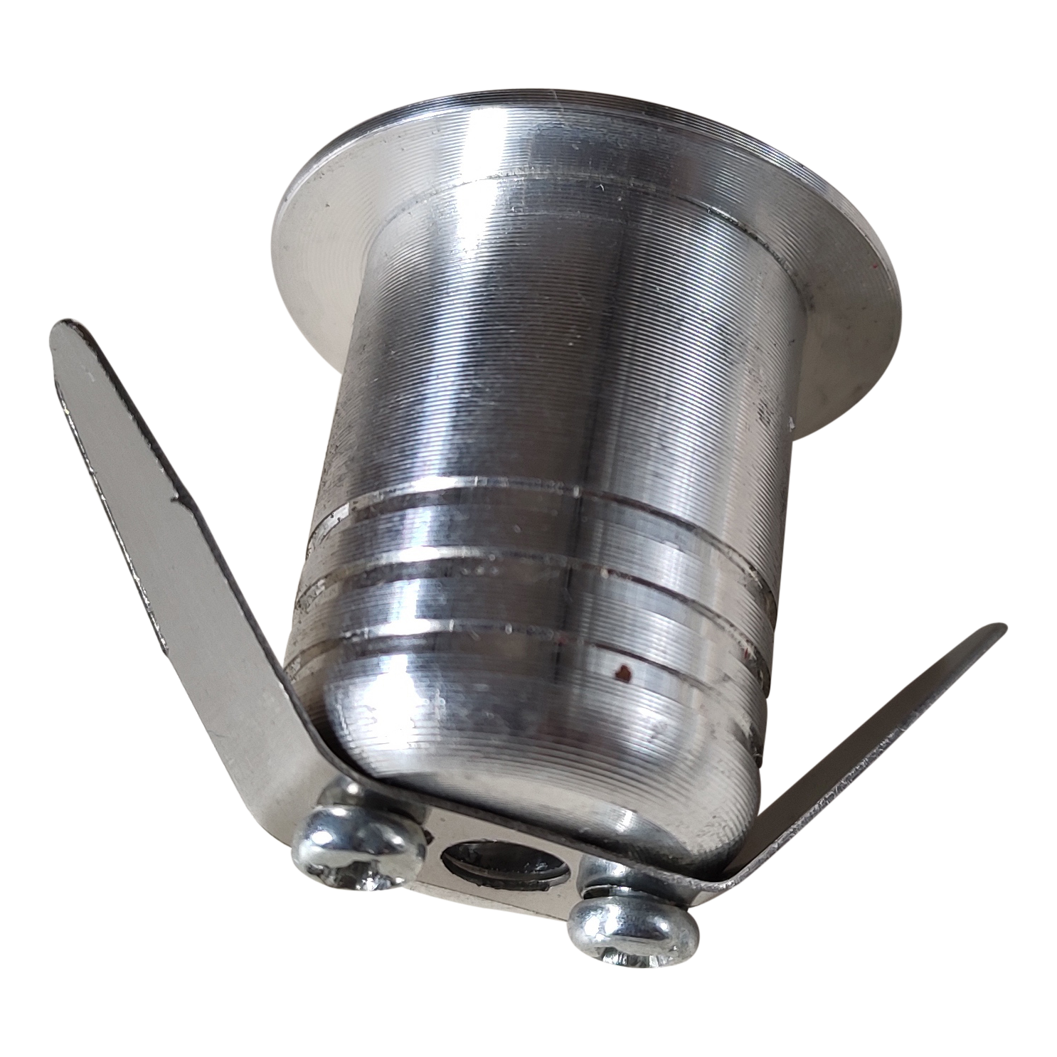 Klein spotje inbouw LED 1W 20mm zaagmaat grijs optie IP44, zwart , wit ...