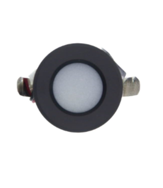 Mini spot LED 3W 220V noir IP44 dimmable pas besoin de transfo 37mm ...