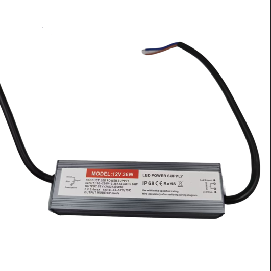 Driver LED 36W IP67 input 220V, output 12V - Ledspot-planet