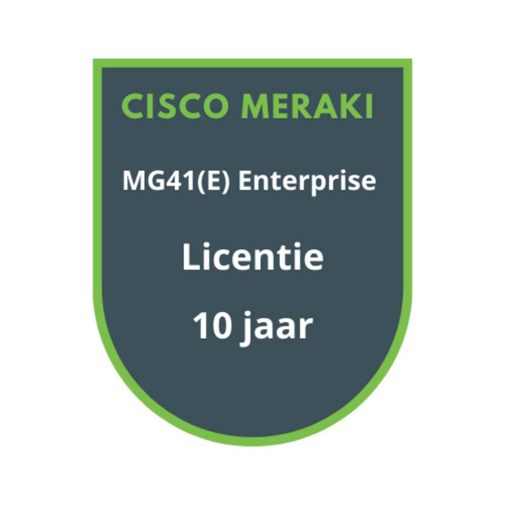 Cisco Meraki MG41(E) Enterprise Licentie 10 Jaar - MerakiShop