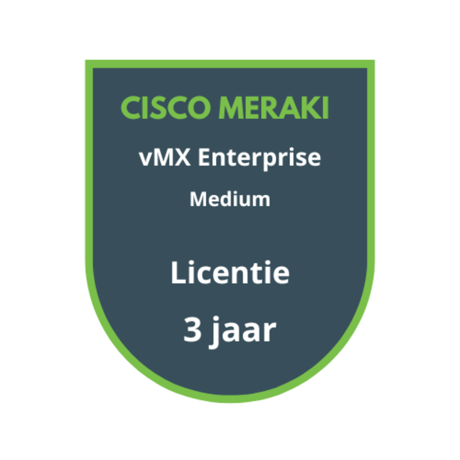 Cisco Meraki vMX Enterprise License Medium 5 jaar - MerakiShop