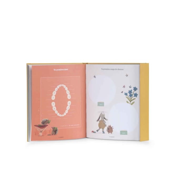 LIVRE DE NAISSANCE - TROIS PETITS LAPINS - MOM POP