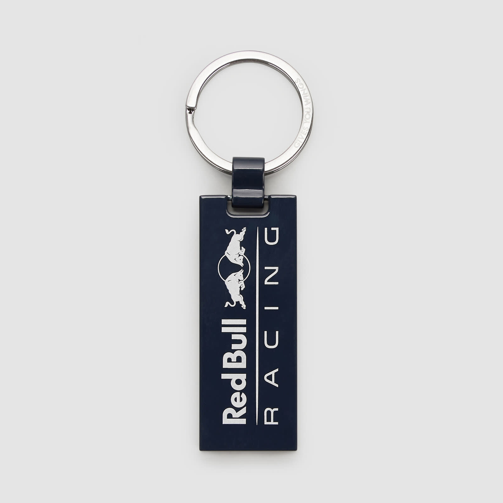 Red Bull Racing Marineblauwe Metalen Sleutelhanger - The Racing Store