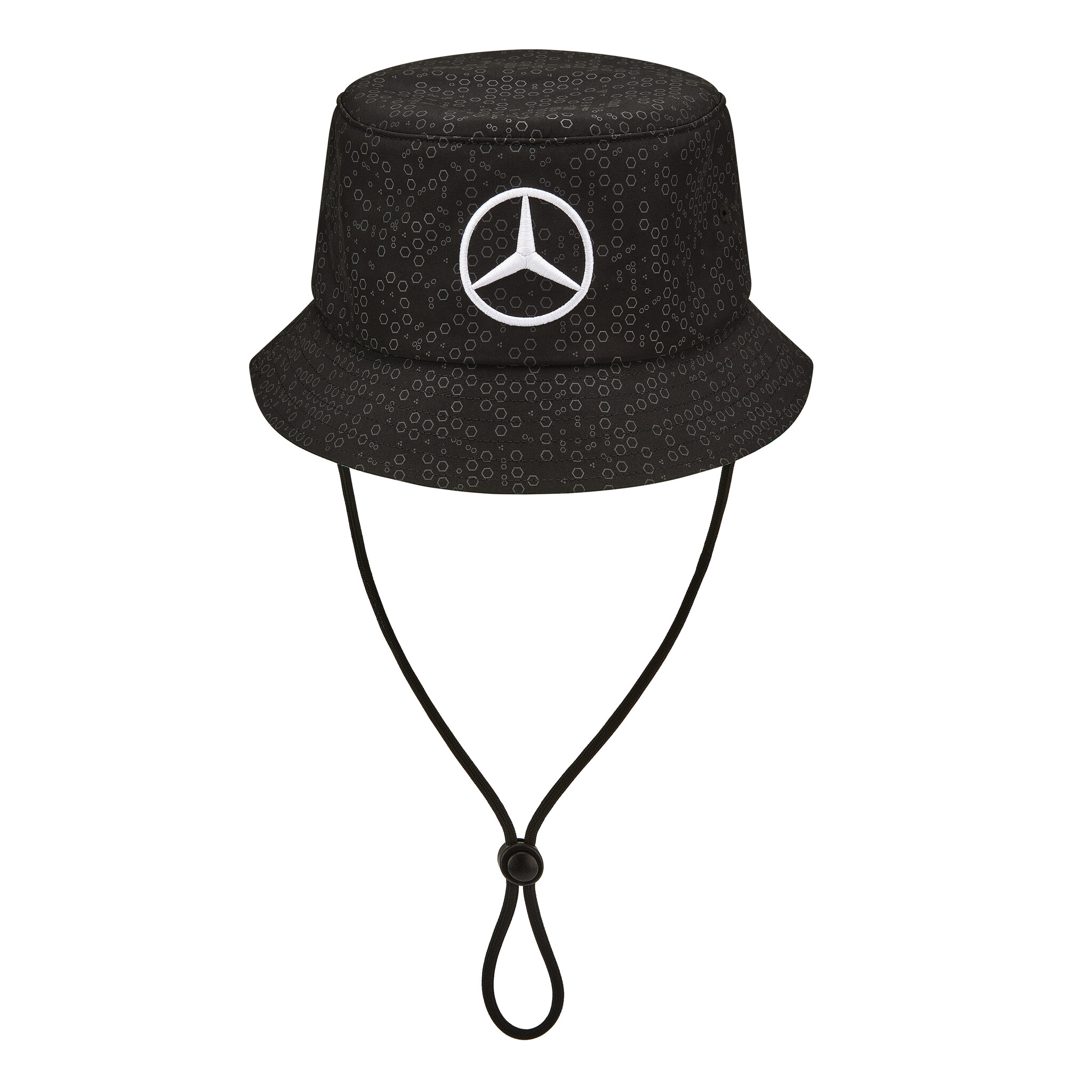 Mercedes Bucket Hat Zwart 2024 - The Racing Store