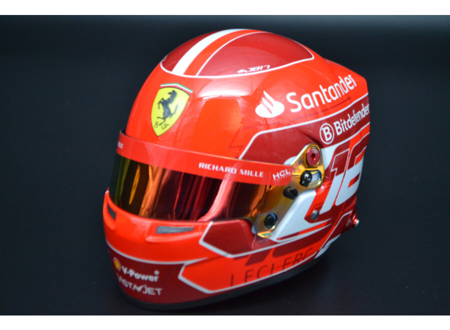 Charles Leclerc Scuderia Ferrari mini helmet 2024 season 1:2 - The ...