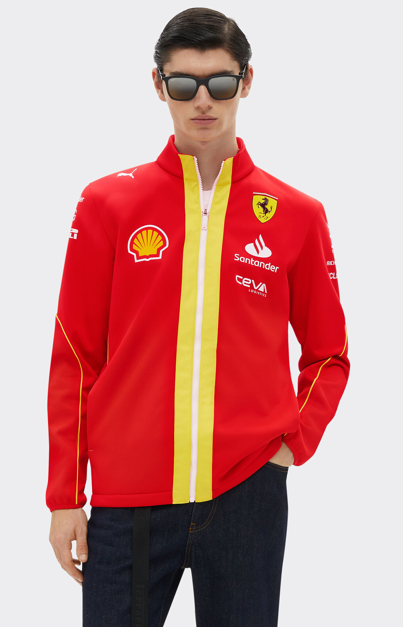 Ferrari Teamline Softshell Jacket 2024 - The Racing Store