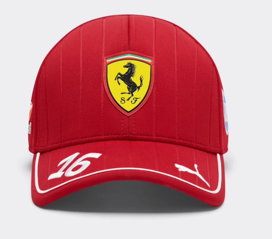 Ferrari Leclerc Cap 2025 - Direct leverbaar! - THE RACING STORES ...