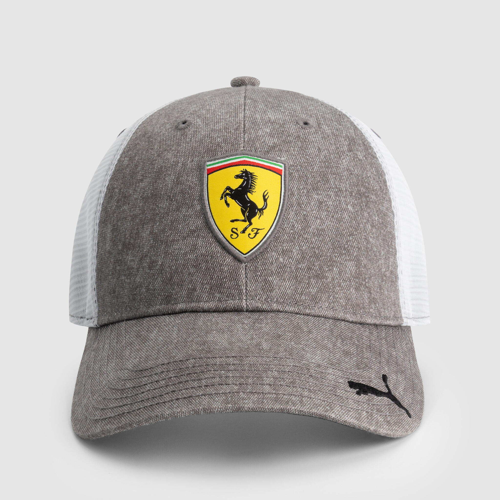 Ferrari Trucker Cap Grey Dawn 2025 - The Racing Store