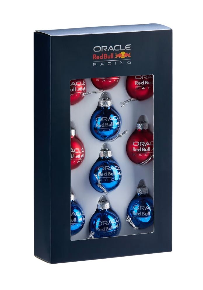 Red Bull Racing Christmasball set 10 pcs - The Racing Store