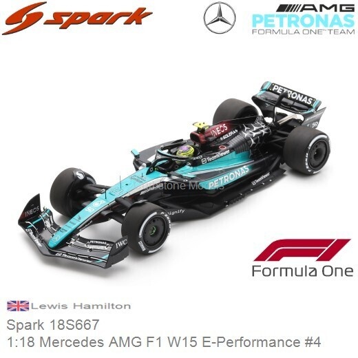 Lewis Hamilton Mercedes Singapore GP 2024 1:18 - The Racing Store