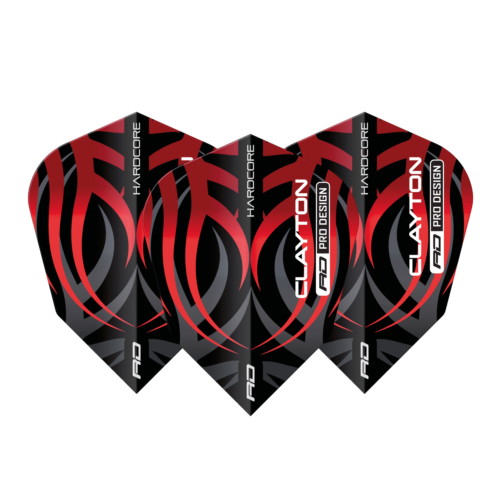 Letky Red Dragon Jonny Clayton V-Standard Black & Red Tribal ...