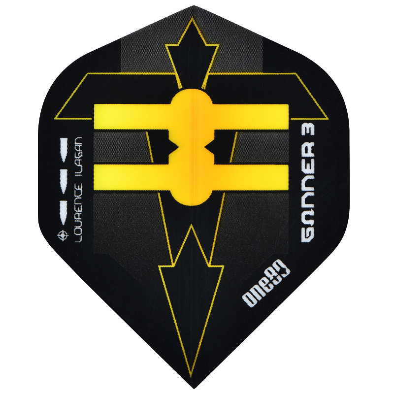 Letky ONE80 Gunner 3 Lourence Ilagan - Dartshopper.cz