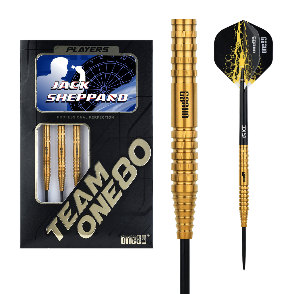 ONE80 Jack Sheppard 90% - Šipky Steel - Dartshopper.cz