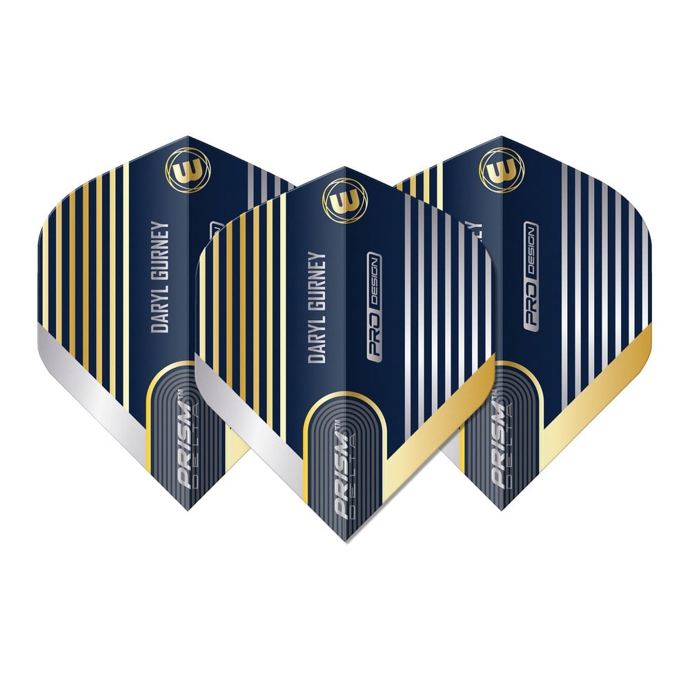 Letky Winmau Prism Delta Daryl Gurney Blue Gold - Dartshopper.cz