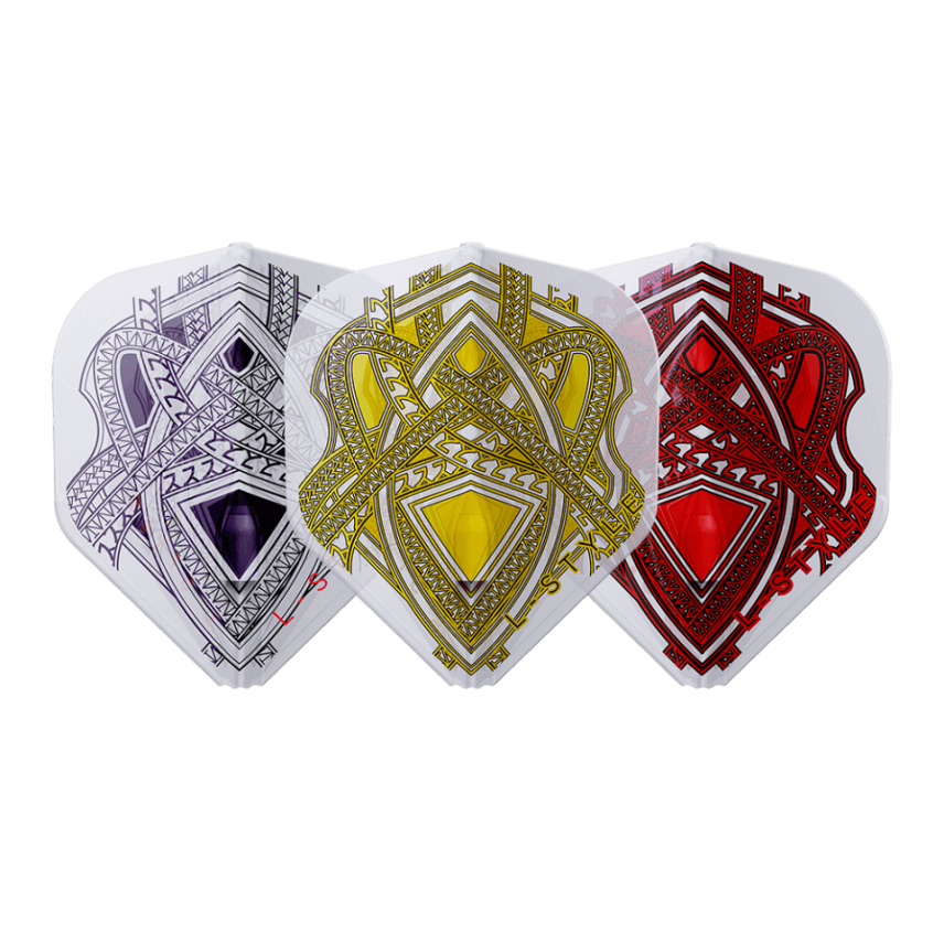 Letky L-Style EZ L1 Mike de Decker Type B White Mix - Dartshopper.cz