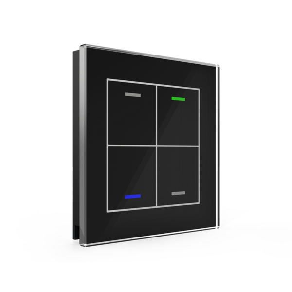 Glass Push-button II Lite 4 fold - KNXwarehouse.com