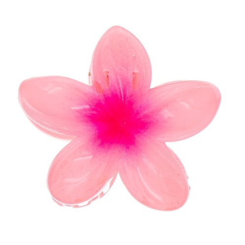 Haarklem bloem glanzende roze - Goudhaartje