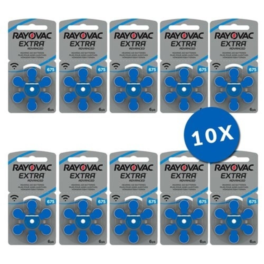 Rayovac 675 hoortoestelbatterij voordeelpakket - AllesVoorOren.nl
