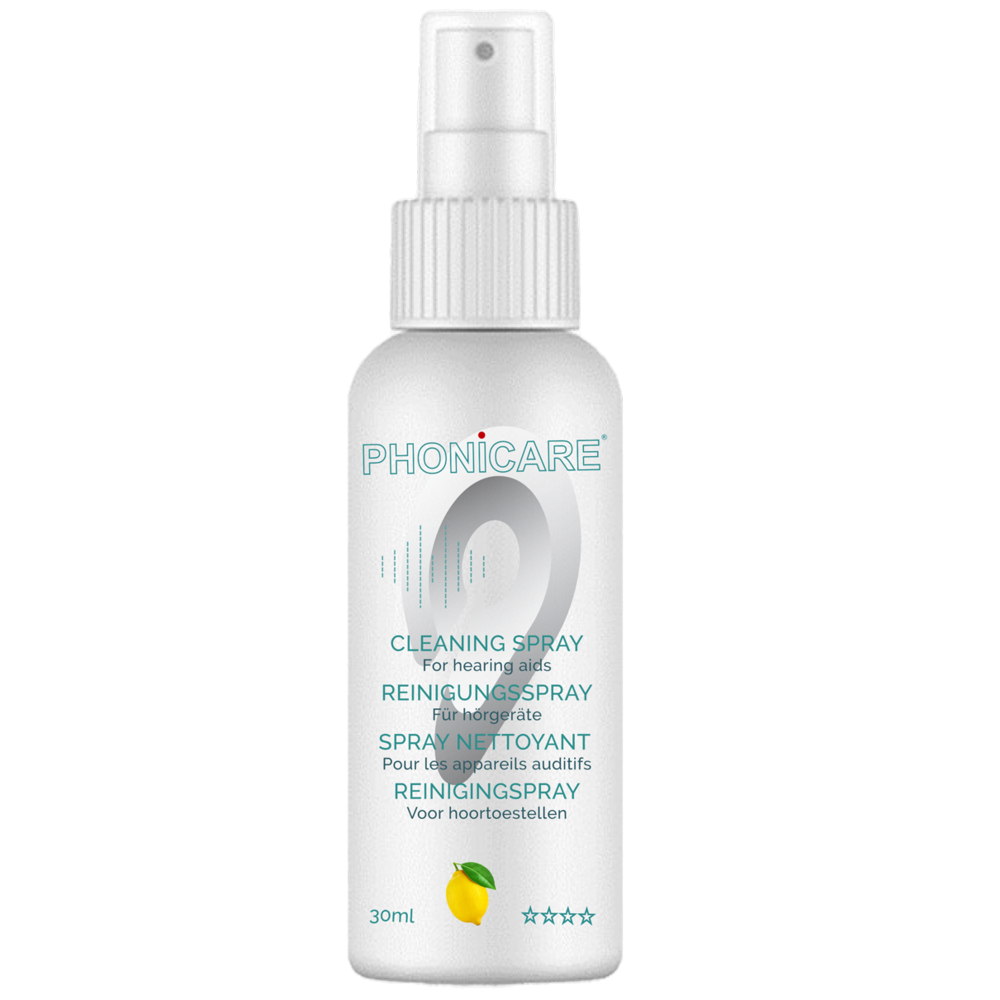 Phonicare cleaning spray for hearing aids – bottle with 30 ml ...