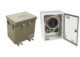 Transformator 3x230V naar 3x400V+N in kast IP23 - 20 kVA (Omkeerbaar ...