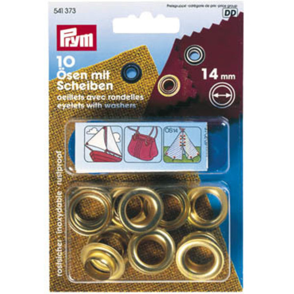 Zeilogen / zeilkousjes - doe-het-zelf set - 14mm - Tools-n-More Dekzeilen