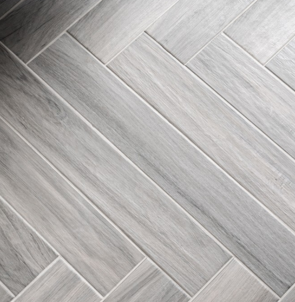 Grey Wood Look Porcelain Tile