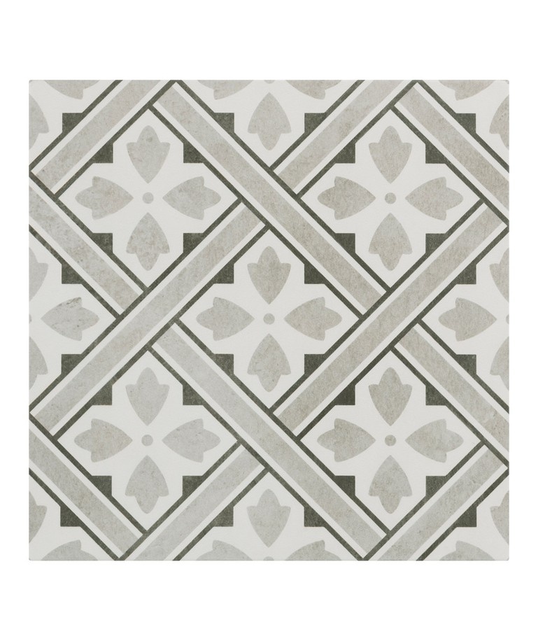 Fleur Grey Tile - Luxury Tiles