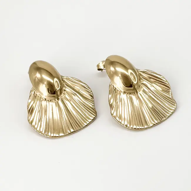 'Yuul' Pendientes - Acero inoxidable