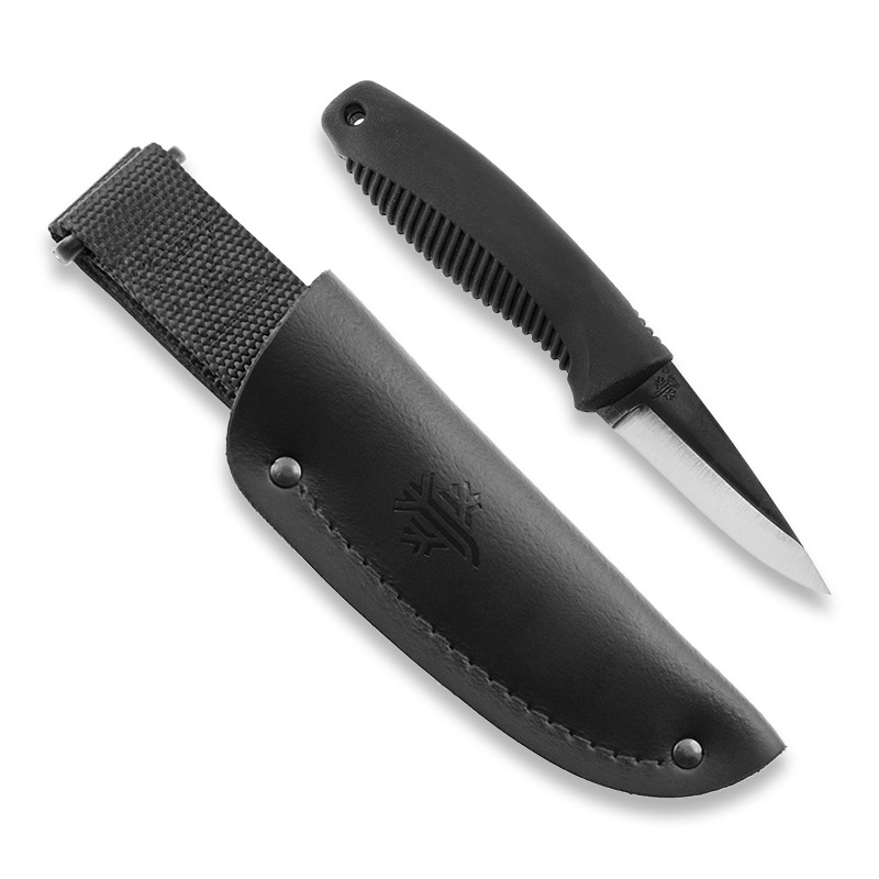 Peltonen Knives M23 Ranger Cub knife Black Leather sheath - Bushcraft ...